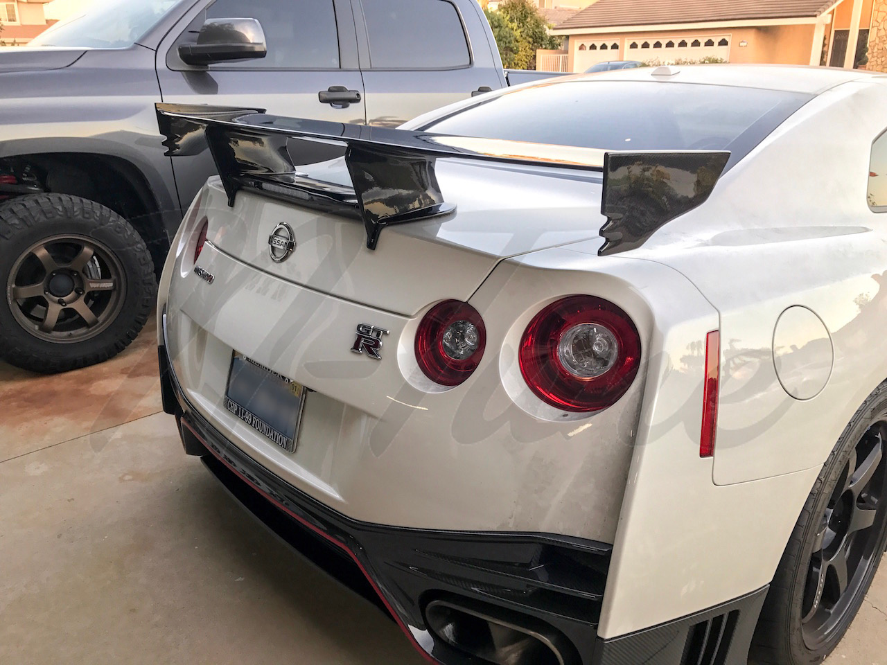 N-Tune Rear Wing (Carbon Fiber): 2009-2017 Nissan R35 GTR - EPI Motoring