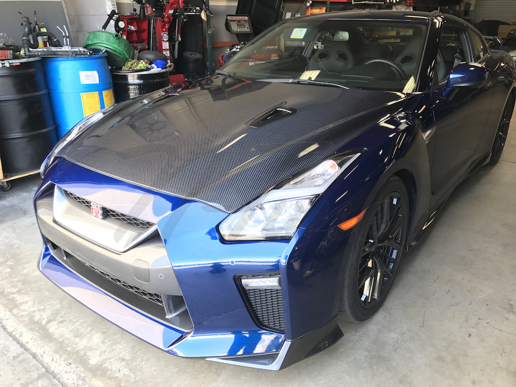 N-Tune Carbon Fiber Hood / Bonnet (MY17 OEM Spec): 2017+ Nissan R35 GTR ...