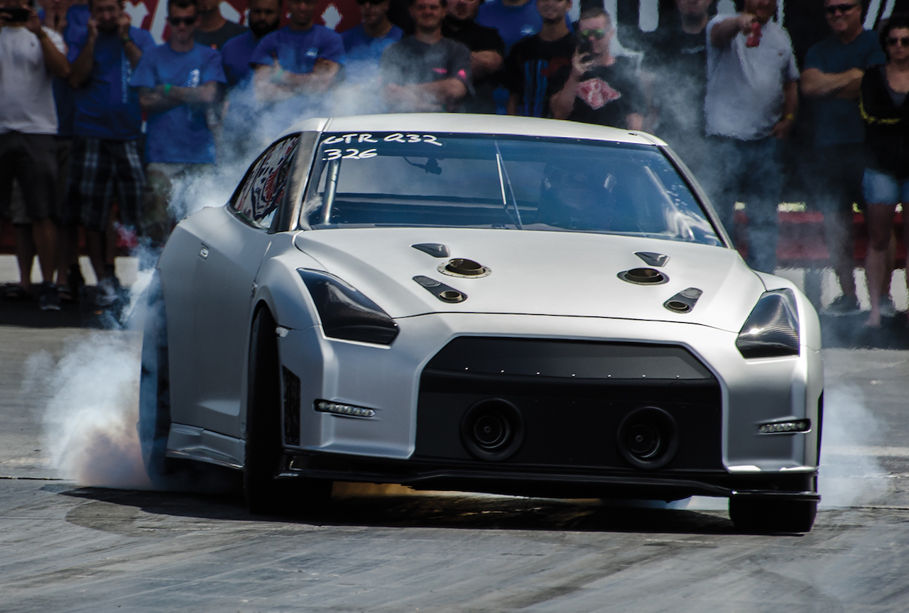 N-Tune Drag Bumper (FRP): 2009-2016 Nissan R35 GTR - EPI Motoring