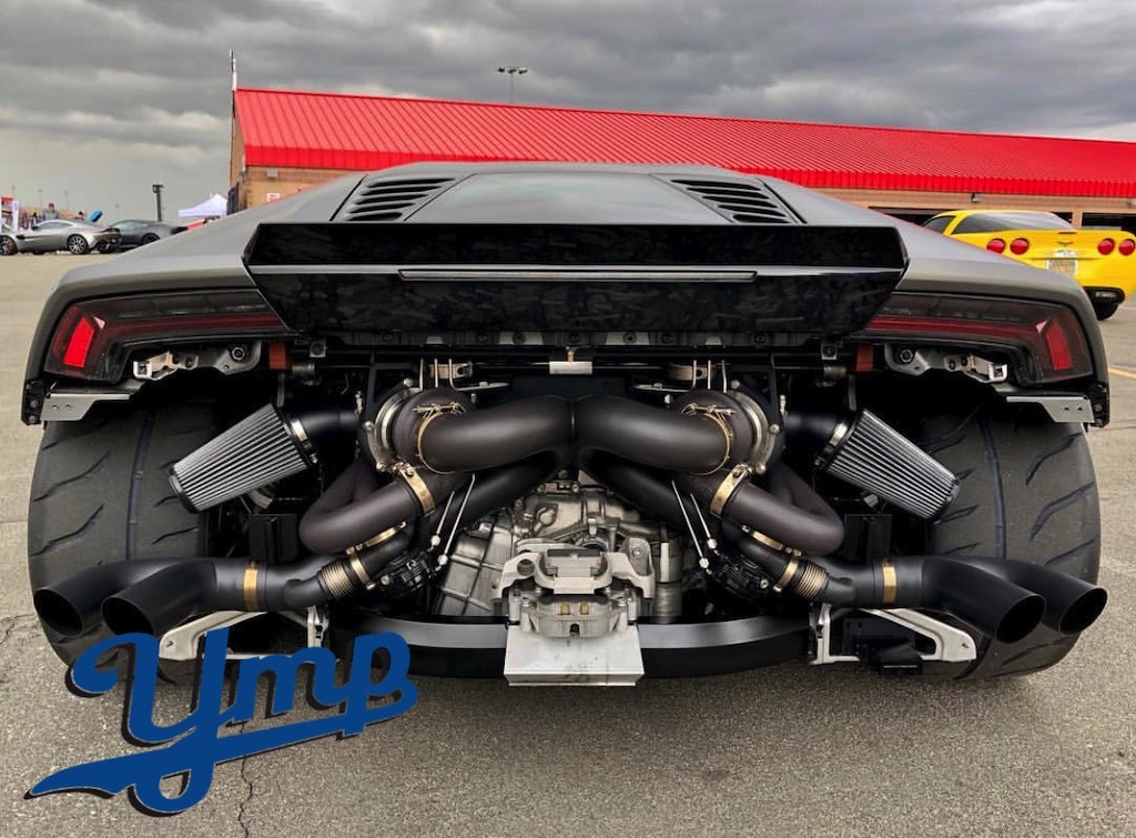 YMP Design Forged Carbon Fiber Rear Deck Lid Spoiler: 2014+ Lamborghini ...