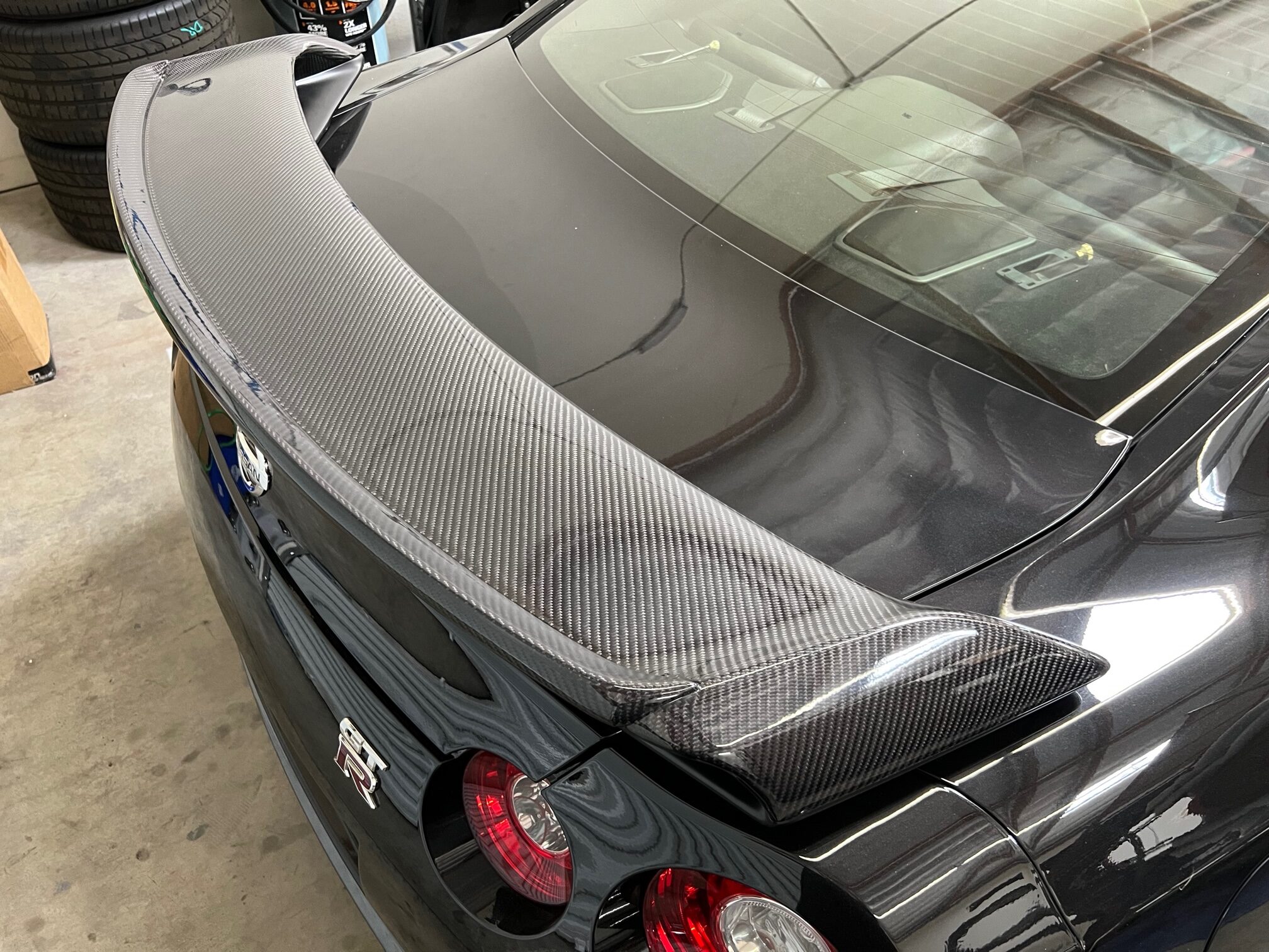 N-Tune Spec T Rear Wing (CF): 2009-2022 Nissan R35 GTR - EPI Motoring