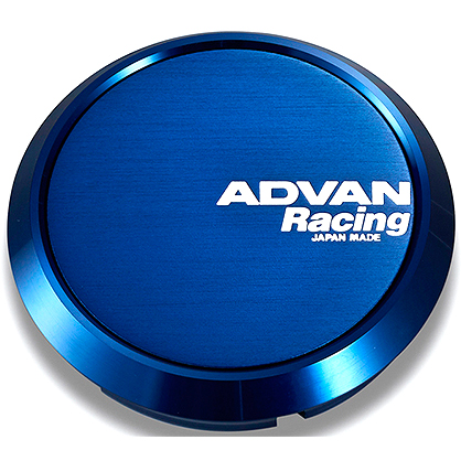 ADVAN Center Cap: Flat Cap (73mm Blue) - EPI Motoring