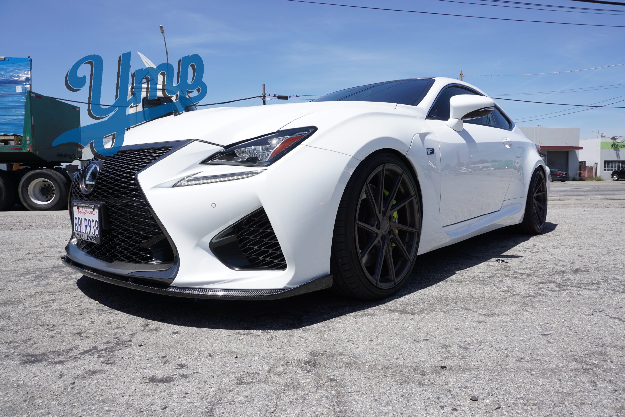 YMP Design Spec LX Front Lip (Carbon Fiber): Lexus RCF 2015-2018 - EPI Motoring