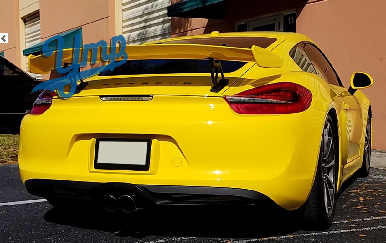 YMP Design Spec GT4 Rear Diffuser (Polypropylene): Porsche Cayman ...