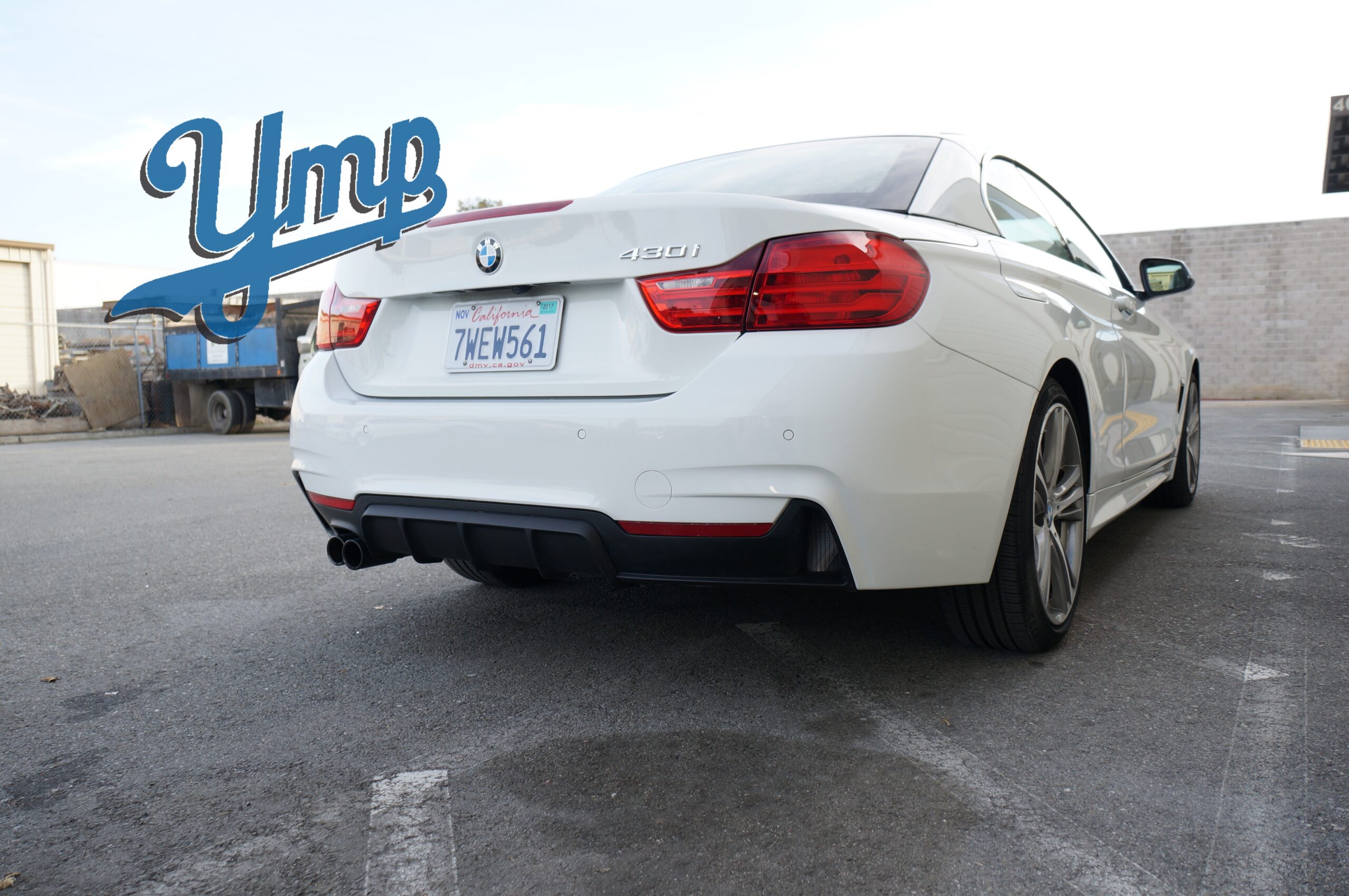 YMP Design Spec MP Rear Bumper (Polypropylene): BMW 4 Series (F32 / F33 ...
